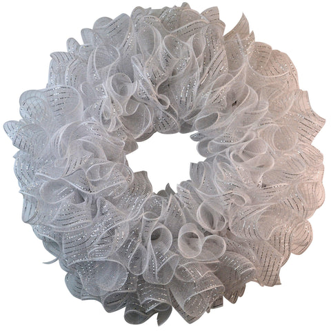 Plain Wreath Base Already Made - Mesh Everyday Wreath to Decorate DIY ...